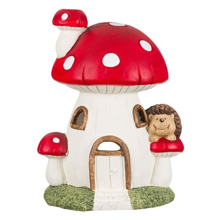 Ciuperca decorativa stil casuta din ceramica pentru casa, gradina si ...