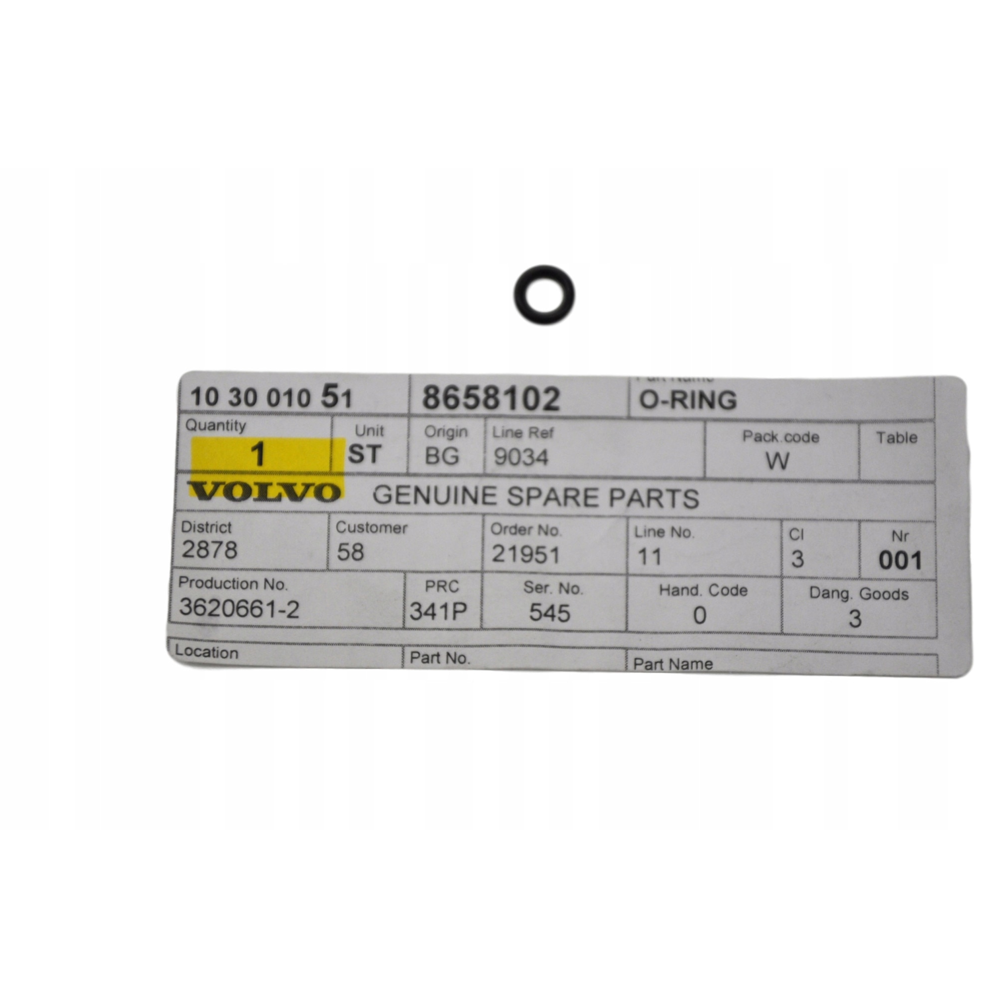 Inel pompa vid V40 V40CC S80 2.0D 2.4D 8658102, Volvo - eMAG.ro