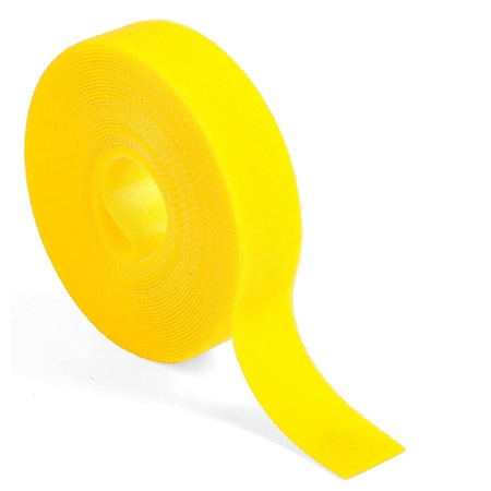 Banda tip velcro cu scai, AEYTLOI, Multifunctionala, 2x500cm, Galben ...