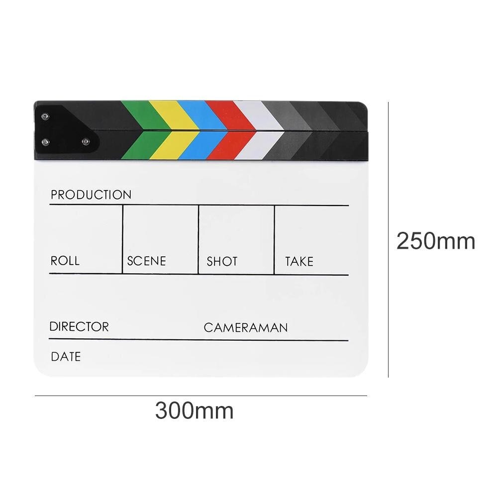 Clacheta filmare clapperboard pentru studio de filmare, 30x25cm ...