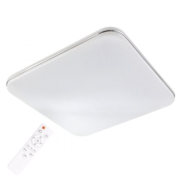 Plafoniera LED cu telecomanda, Sanico, 72 W, 4320 lm, 43.2 cm, Alb ...