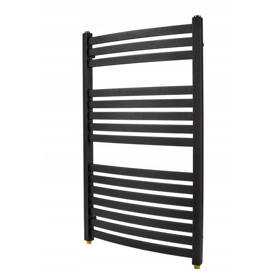 Calorifer de baie, Radeco, 490W, 85x53cm, Negru - eMAG.ro