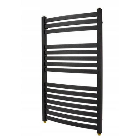 Calorifer de baie, Radeco, 490W, 85x53cm, Negru - eMAG.ro