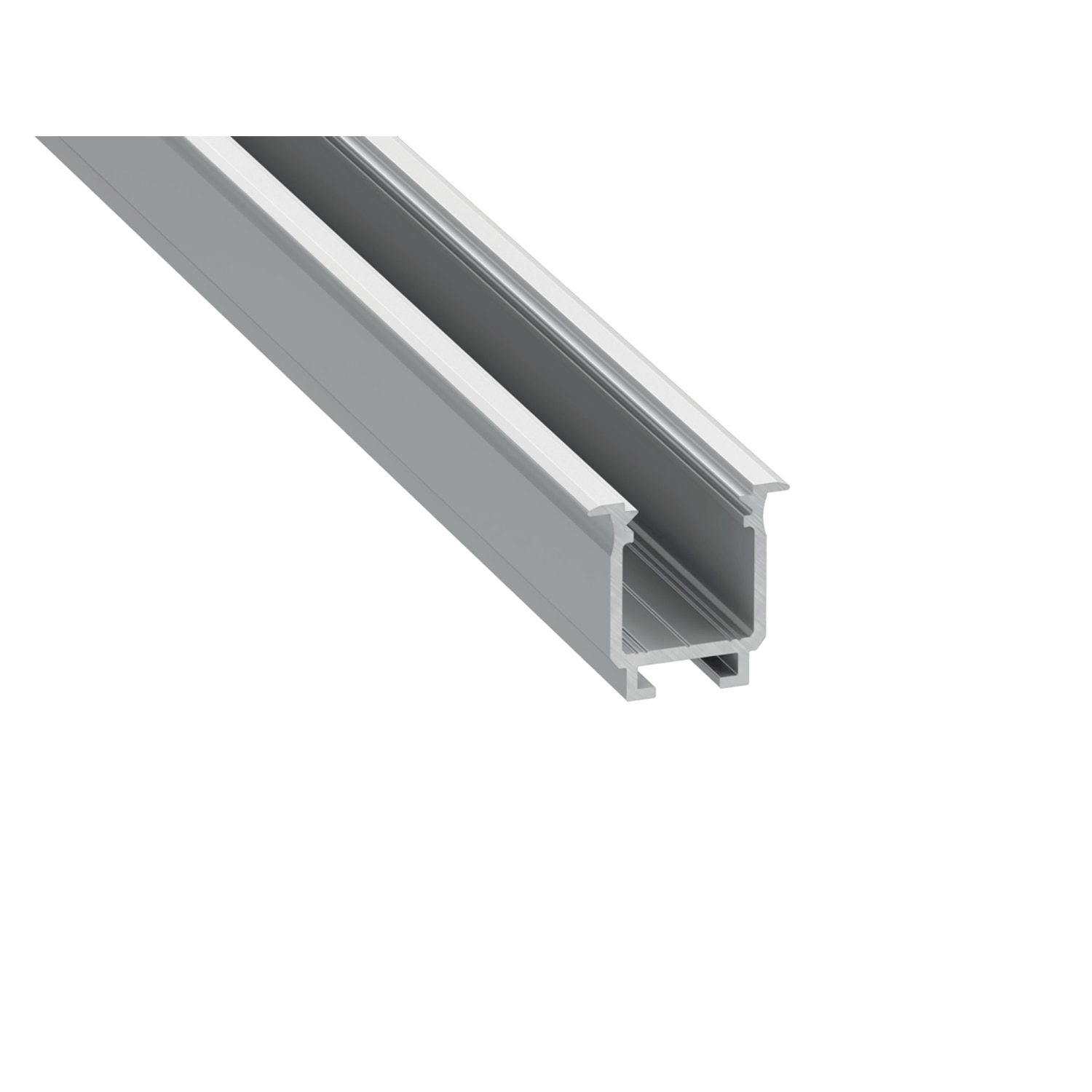 Profil W pentru benzi LED, Lumines, Aluminiu, 2m, Argintiu - eMAG.ro