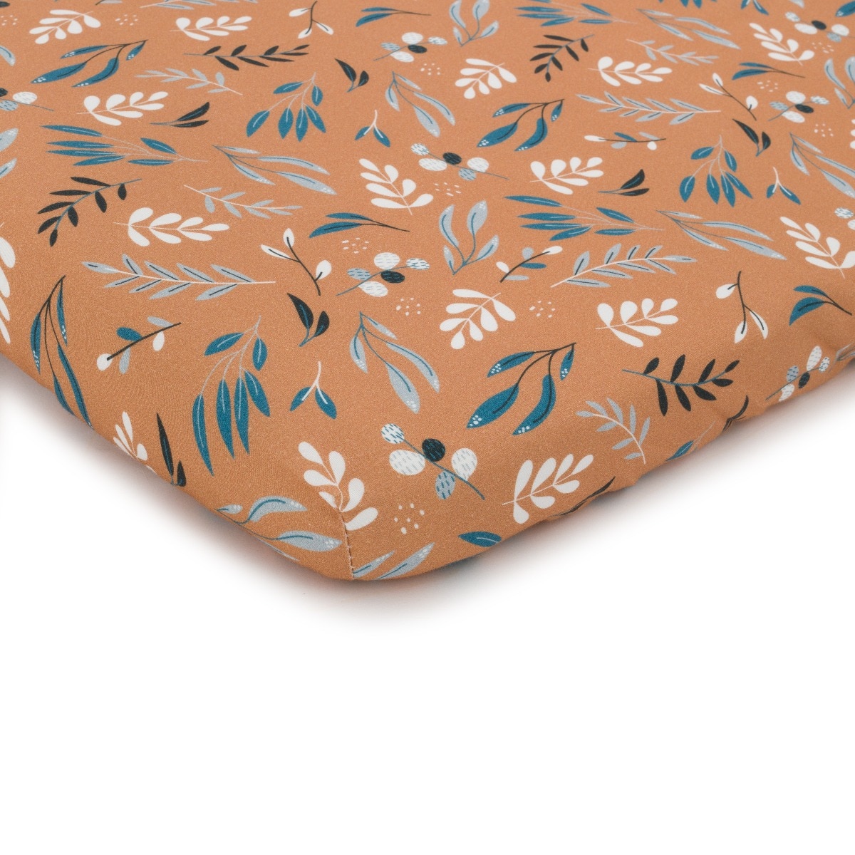 Cearsaf pentru patut Fun with Mum, Bumbac, Multicolor - eMAG.ro