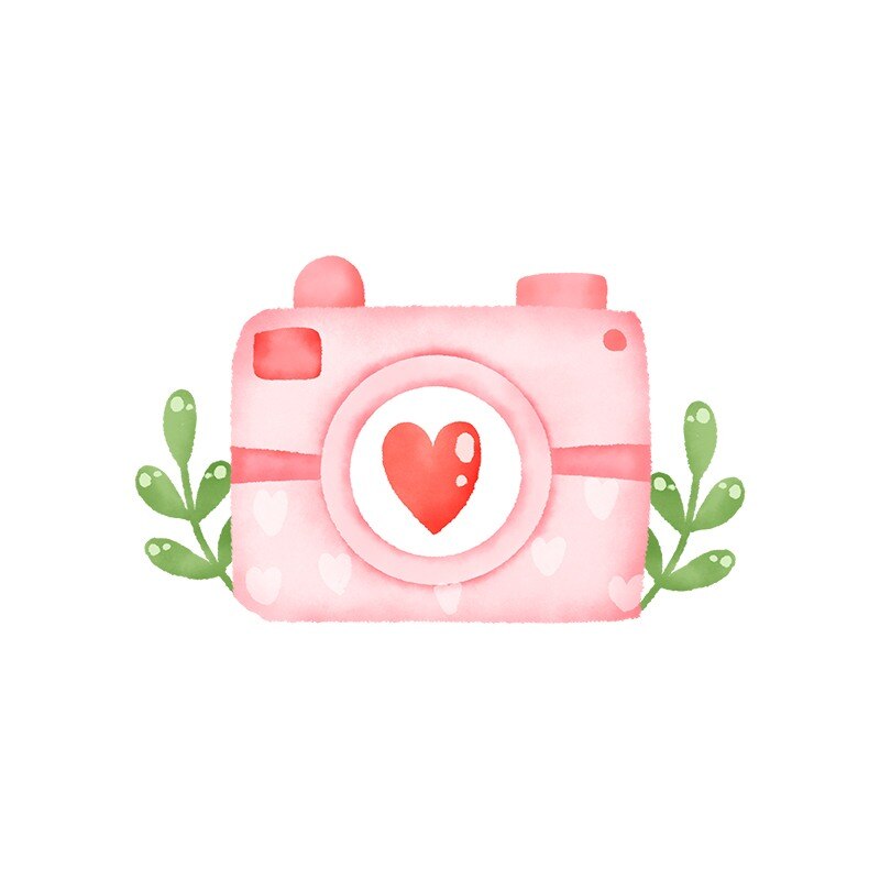 Sticker decorativ Camera Foto, Roz, 85 cm, 3361ST - eMAG.ro