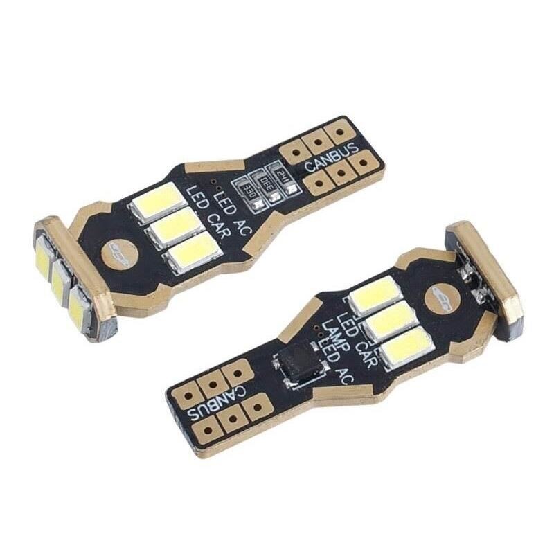 Set 2 becuri T15, 9 LED-uri, 12V, W16W, Canbus 58321 Vision - eMAG.ro
