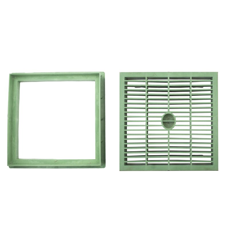 Rama cu grilaj 30x30 cm, din polipropilena verde - eMAG.ro