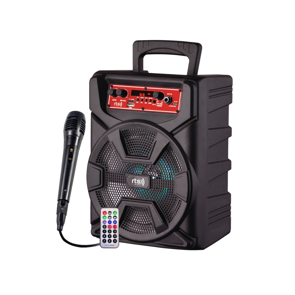 Boxa Portabila, Bluetooth, Microfon, Display LED, Telecomanda, USB, TF ...