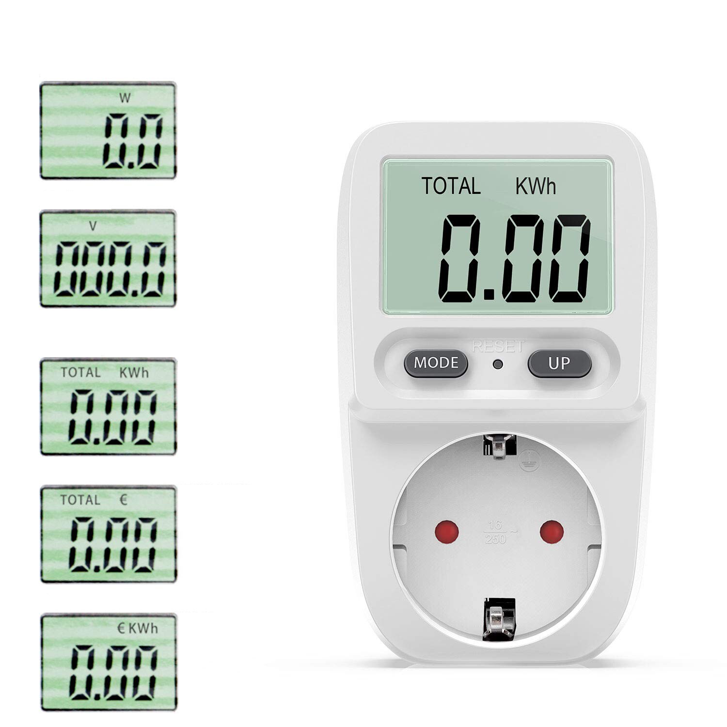 Priza cu Contor Afisaj Digital de Energie wattmetru, ijoynewk ...