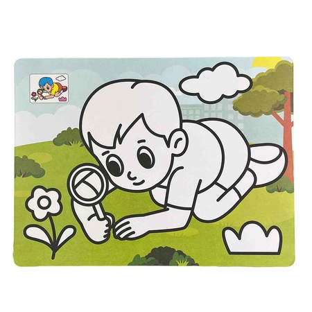 Desene cu nisip colorat, 9 culori, Natura - eMAG.ro