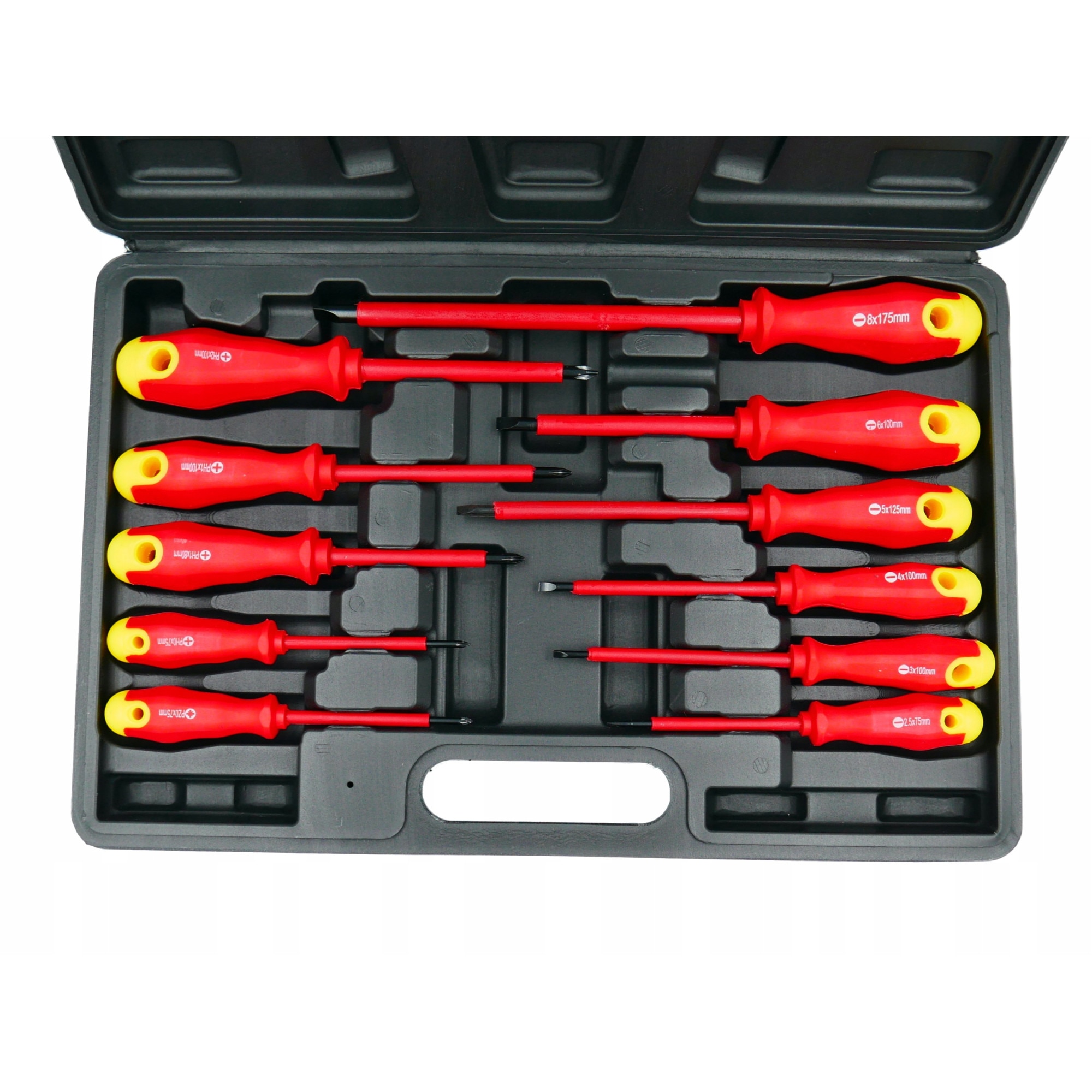 Set de 11 surubelnite electrician in cutie de plastic - eMAG.ro