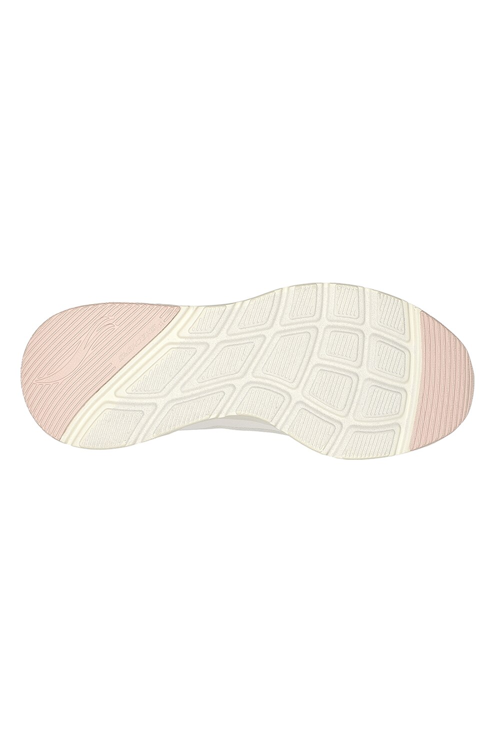 Skechers, Pantofi sport Skech Air Court, Alb fildes, Roz prafuit, 37 ...