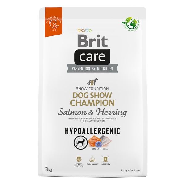 Hrana uscata pentru caini Brit Care Hypoallergenic Show Champion, 3 kg ... Hrana uscata pentru caini Brit Care Hypoallergenic Show Champion, 3 kg ...