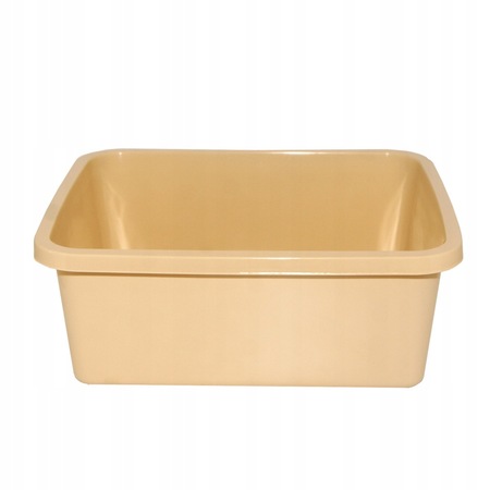 Lighean dreptunghiular, Altom, Plastic, 8L, Bej - eMAG.ro