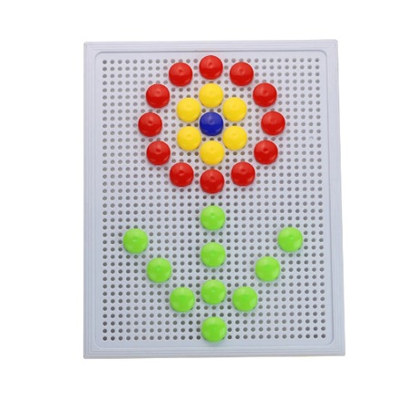 Joc creativ Mozaic cu pioneze colorate, 210 piese, 6 culori - eMAG.ro