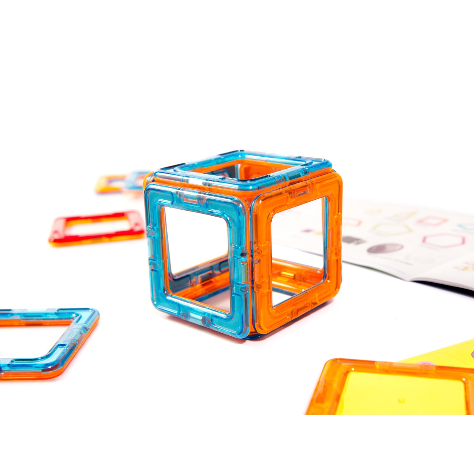 Образователни играчки IdealSTORE Smart Magnets 3D, Силни магнити ...