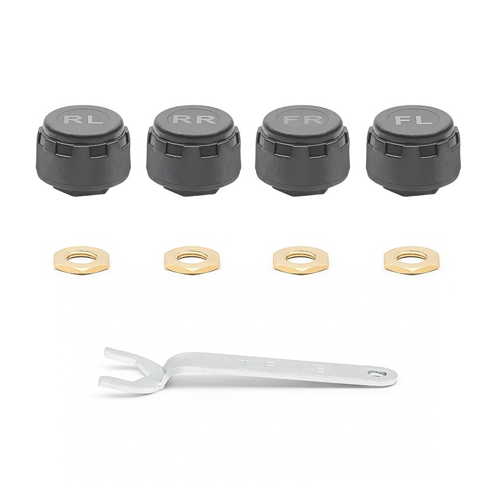 Система за следене на налягането в гумите Techstar Tpms Соларно зареждане 4 външни сензора