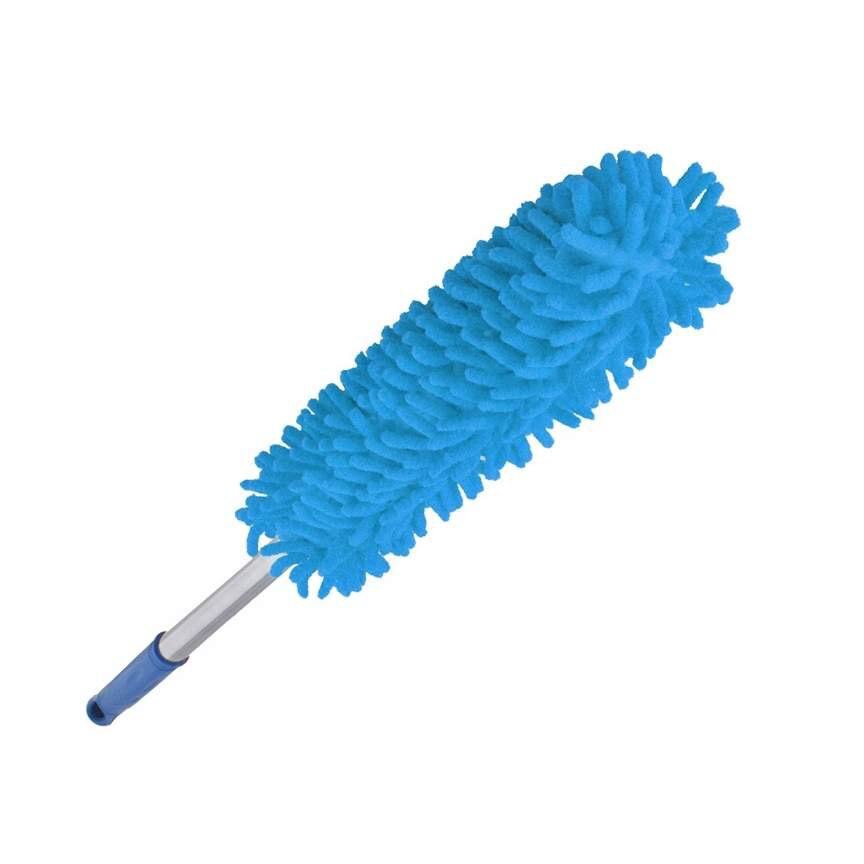 Pamatuf microfibra pentru praf cu maner telescopic, Albastru - eMAG.ro