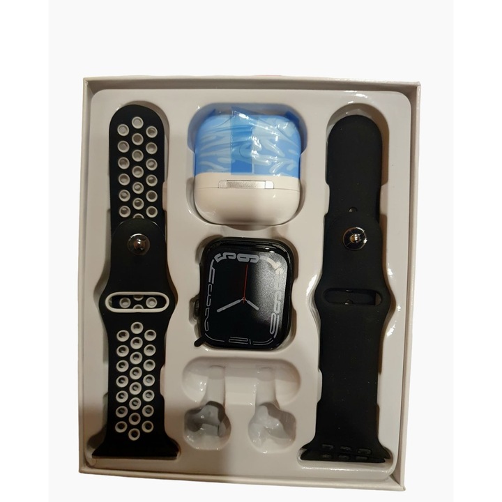 Ceas Smart Watch+ ProMAX Special, compatibil Android/IOS, cu casti ...