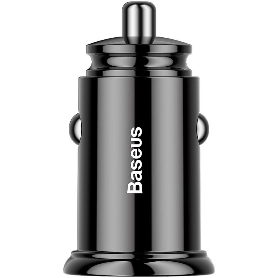 Incarcator Auto Baseus USB si Type-C Baseus Dual Port 30W, Black - eMAG.ro