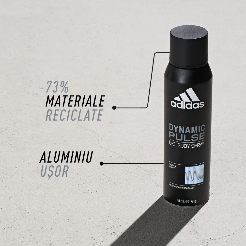 Deodorant spray Adidas Dynamic Pulse, 150 ml - eMAG.ro