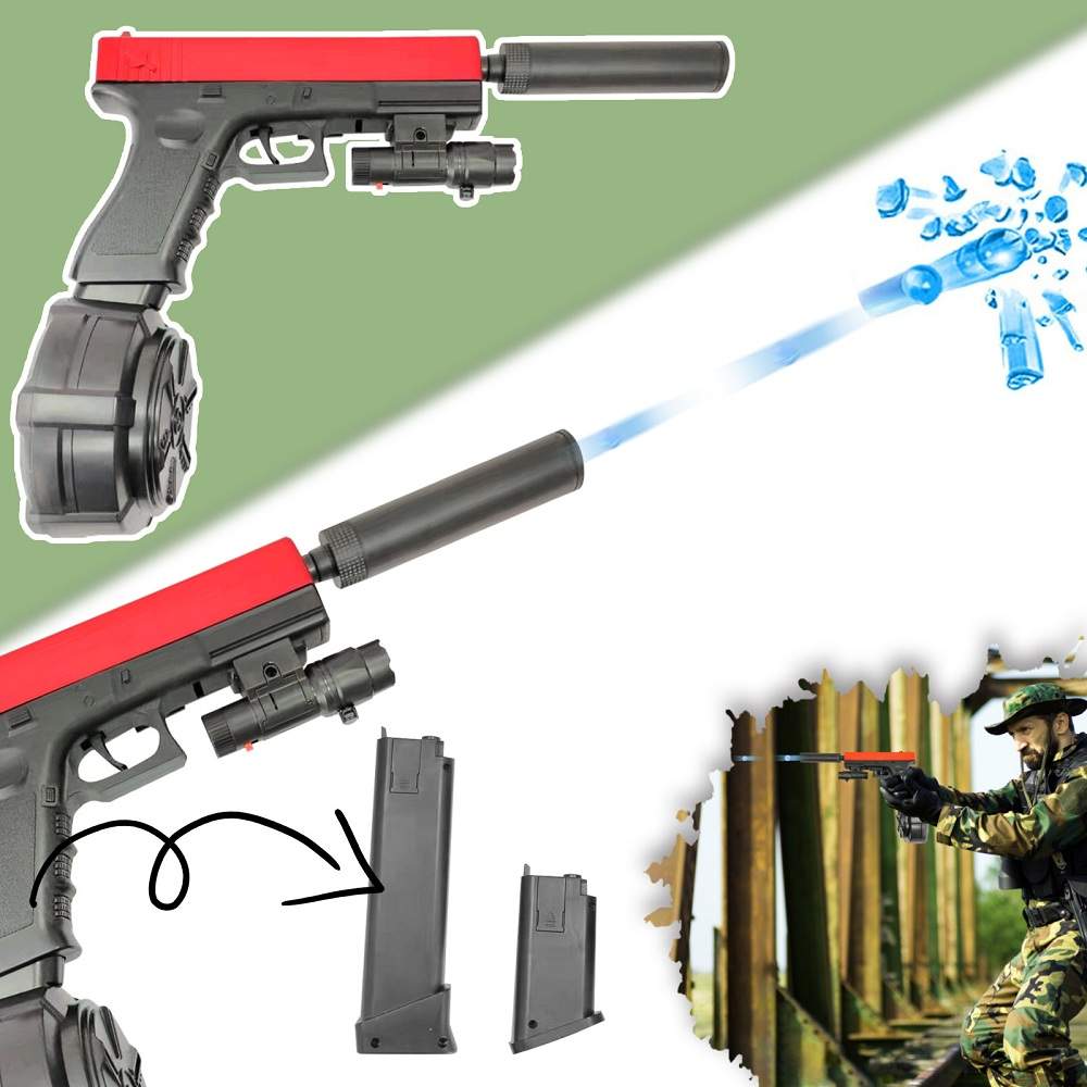 OEM Glock Gel Blaster automata pisztoly, gél golyóval, akkumulátor/USB ...