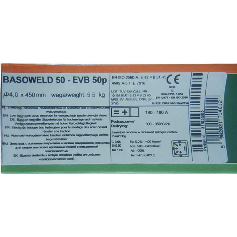 Electrozi sudura Bazici Metalweld E 7018 – 4.0mm, 5.5 Kg/pachet - eMAG.ro