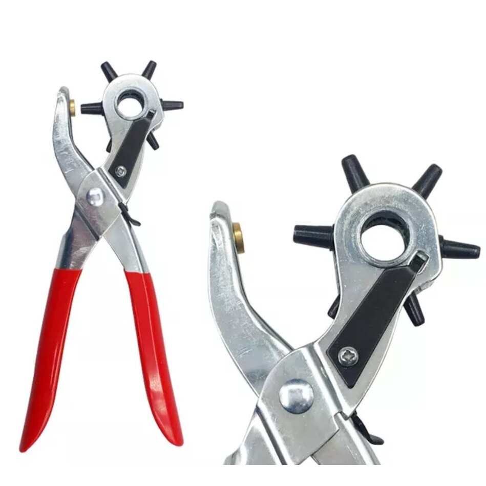 Cleste de perforat curele, Zola®, 223 mm, metalic, rosu - eMAG.ro
