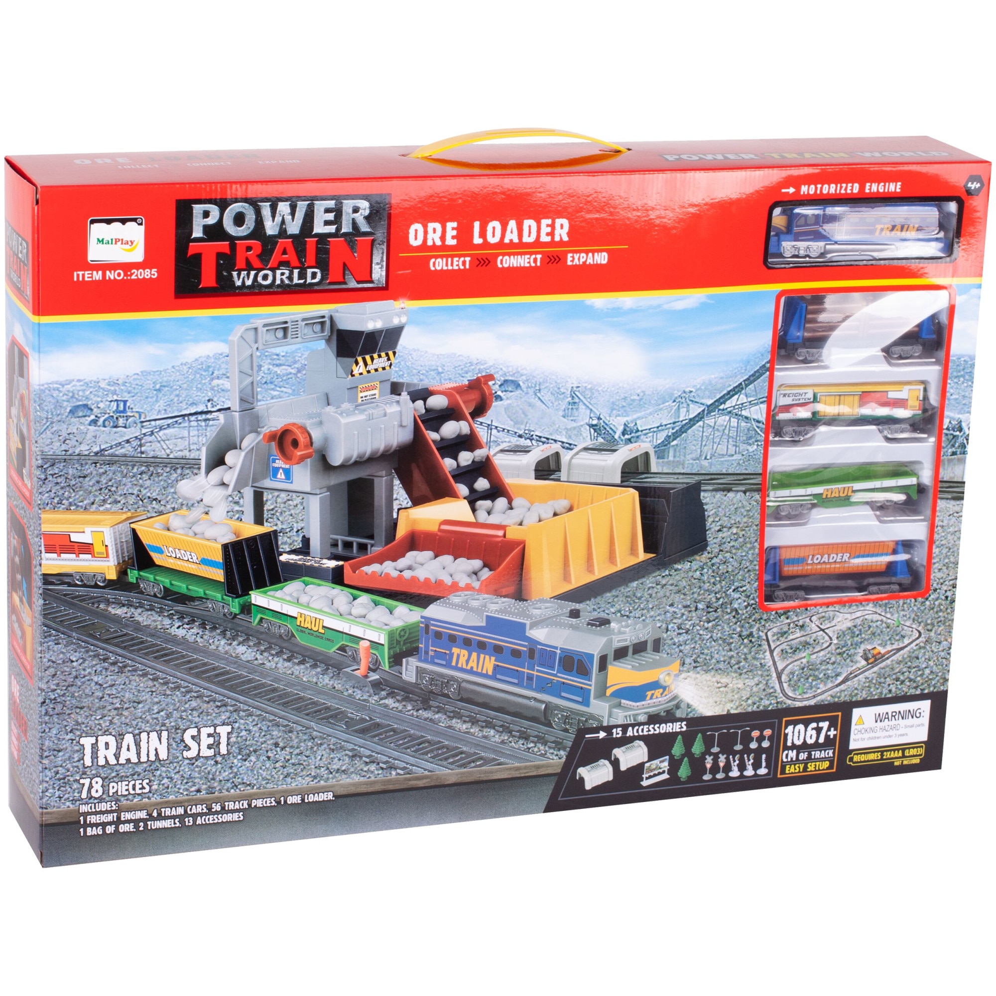 Circuit Trenulet Electric DIY "ISP Power Train World", 78 Piese, 1067 ...