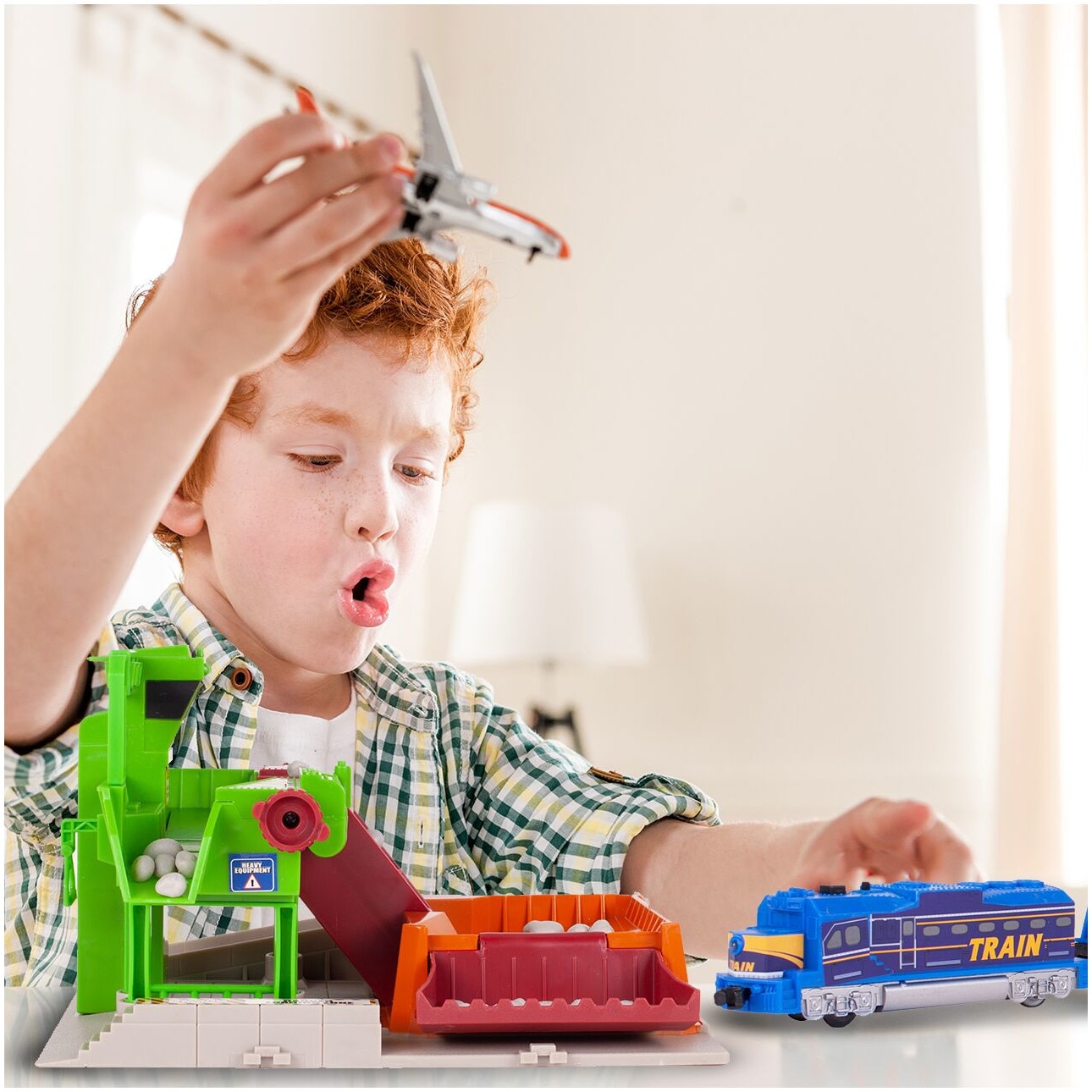 Circuit Trenulet Electric DIY "ISP Power Train World", 78 Piese, 1067 ...