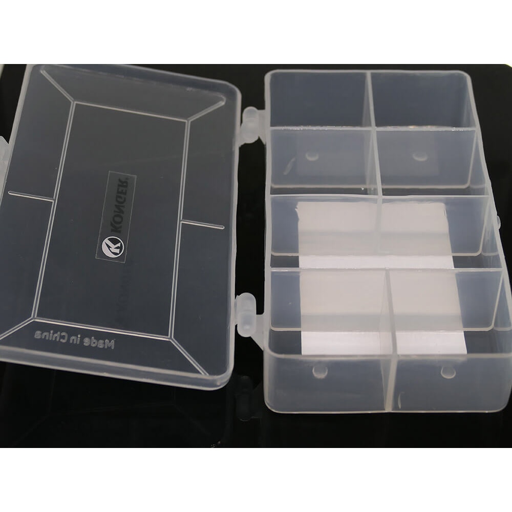 Cutie accesorii pescuit Konger, model HS011, 136x76x28mm, 7 compartimente - eMAG.ro