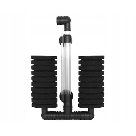 Filtru burete dublu acvariu NSF-200L, Aqua Nova, 16.5 x 23 x 6 cm ...
