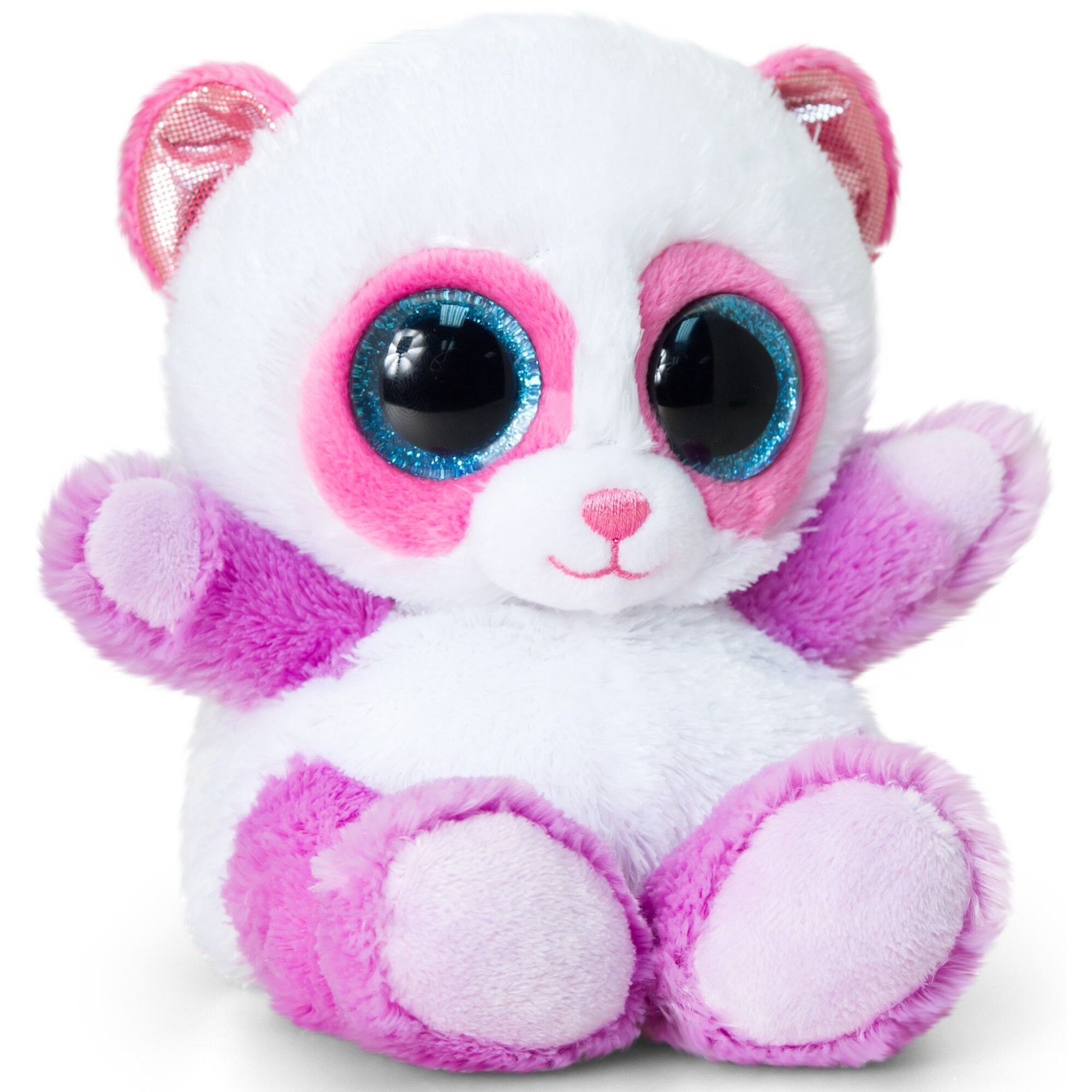 Jucarie de plus Keel Toys Animotsu - Panda, mov, 15 cm - eMAG.ro