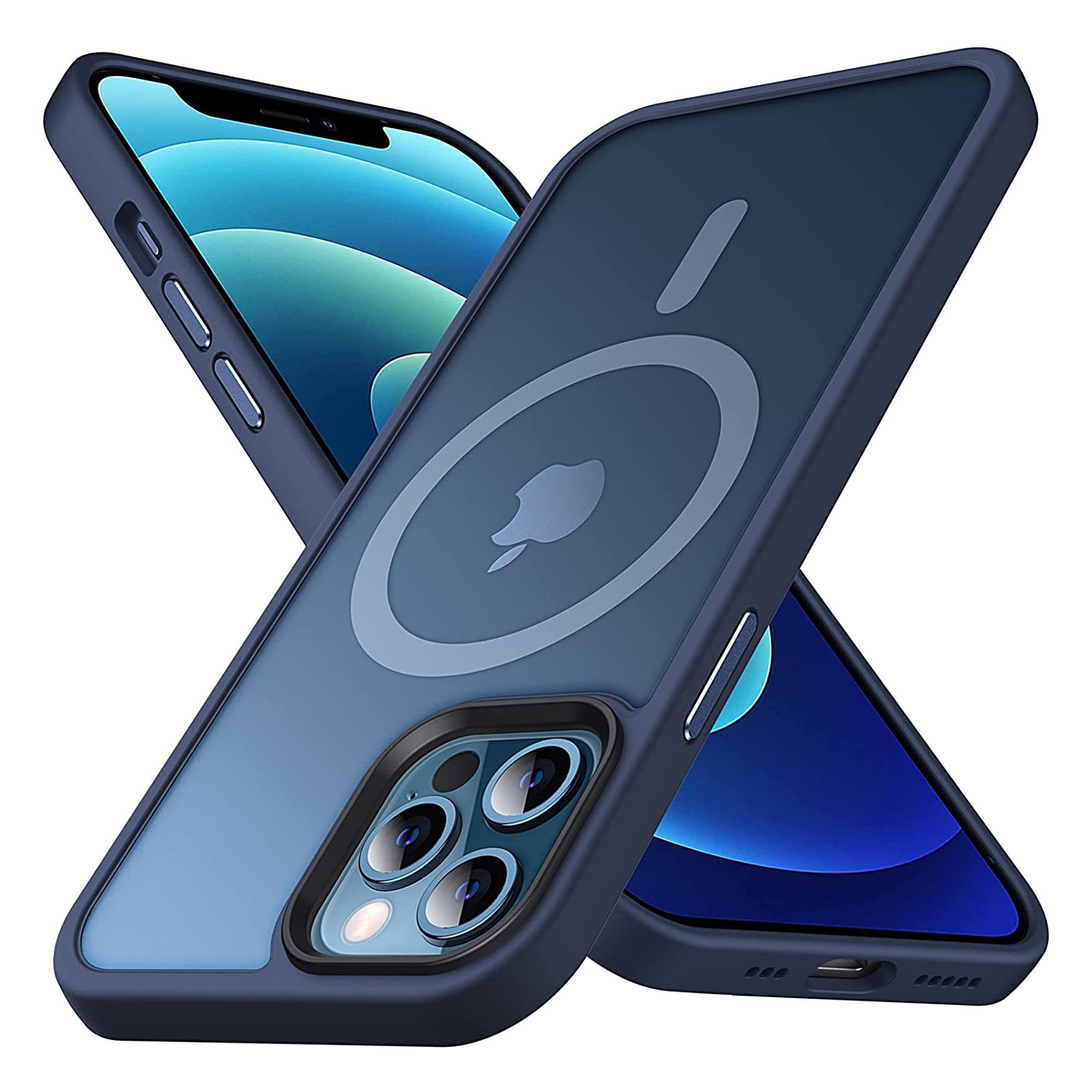 Husa pentru IPhone 12 / 12 PRO, MobileSmart MagSafe, Hybrid ultra slim ...