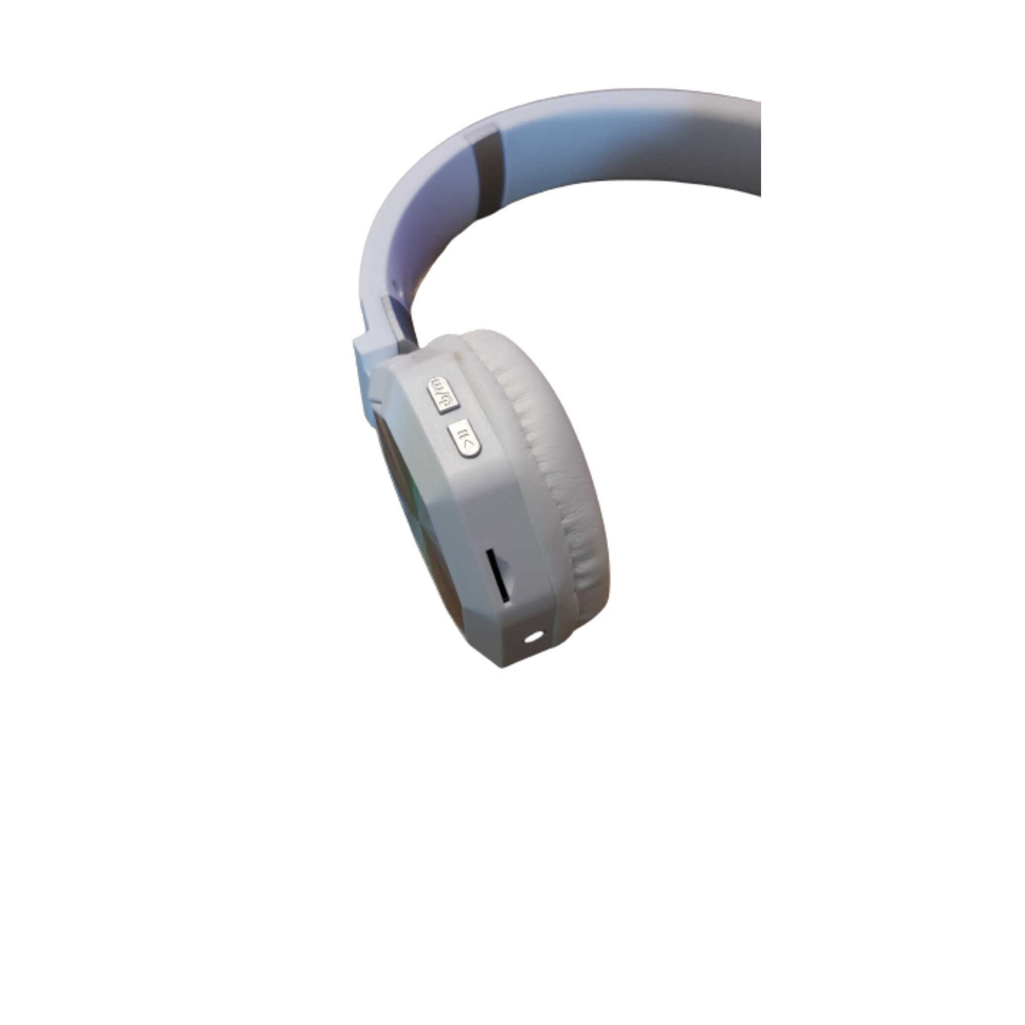 Casti Audio Wireless Stereo On Ear LS-020, Alb, Soft Card de Memorie ...