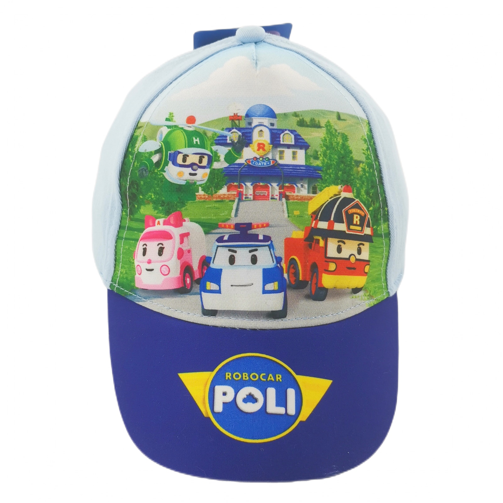Sapca pentru copii, Disney, cu Robocar Poli, albastru, 50 - 52 cm - eMAG.ro