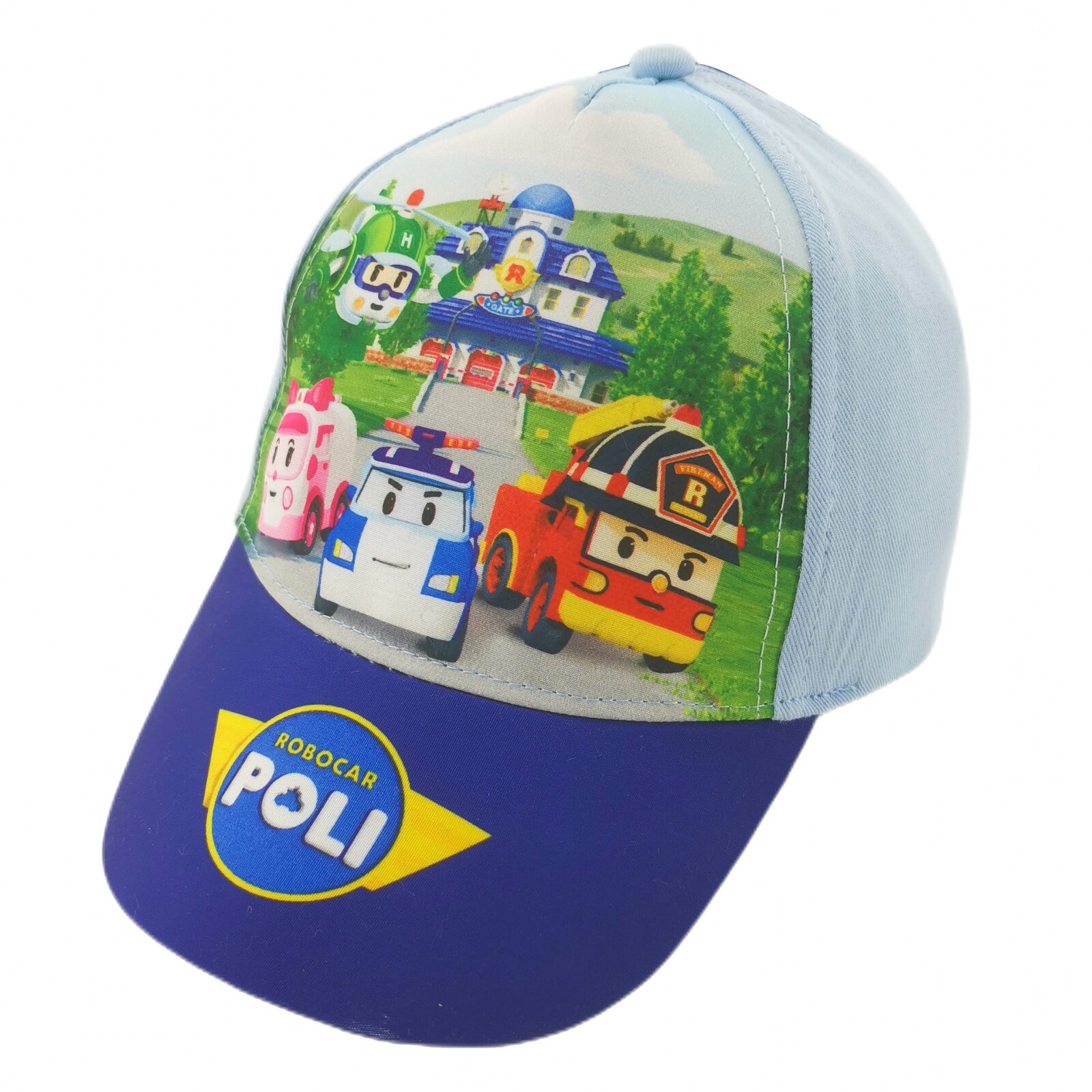 Sapca pentru copii, Disney, cu Robocar Poli, albastru, 50 - 52 cm - eMAG.ro