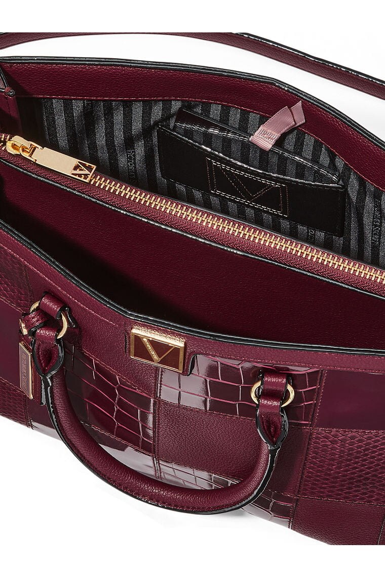 Geanta, The Victoria Structured Satchel, Bordeaux - eMAG.ro