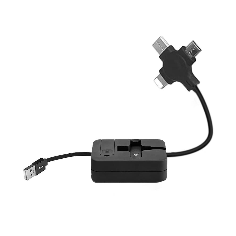 Oem Adatkábel 3 Az 1 Ben Usb Lightning Microusb Usb C 1 M