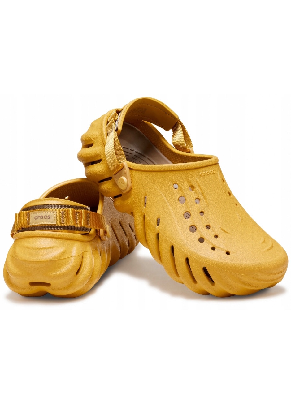Papuci barbati Echo Clog, Crocs, Spuma, Galben, 43-44 - eMAG.ro