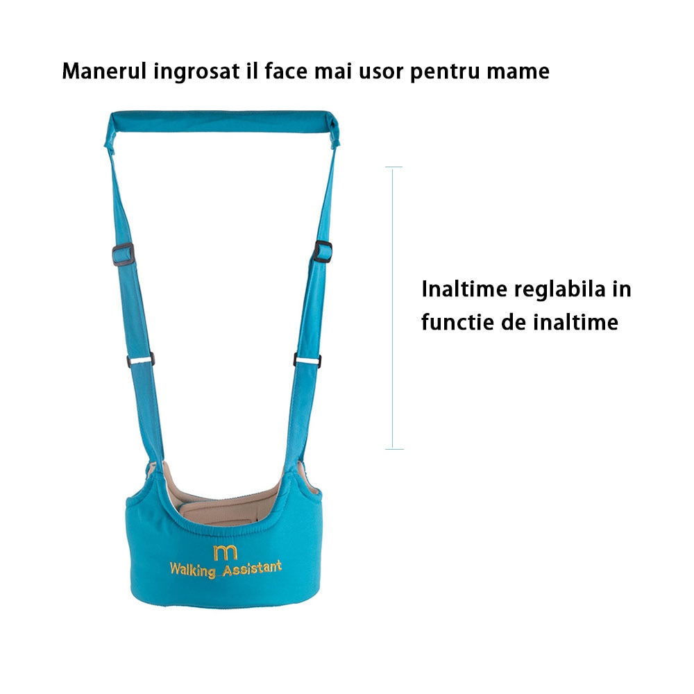 Ham premergator bebe, Senmase, Ergonomic, Detasabil, Albastru - eMAG.ro