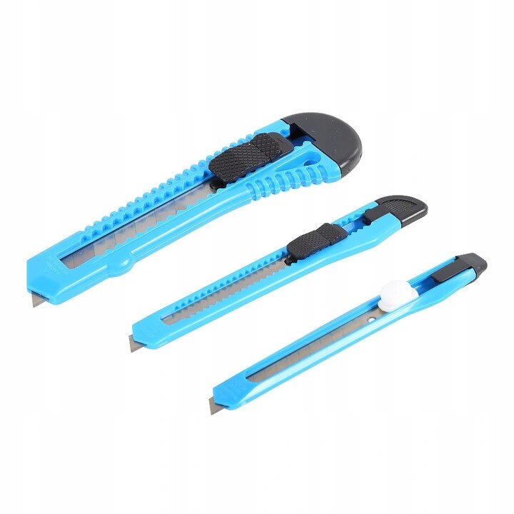 Set cutter, Profix, 3 buc, Plastic/Inox, Albastru - eMAG.ro