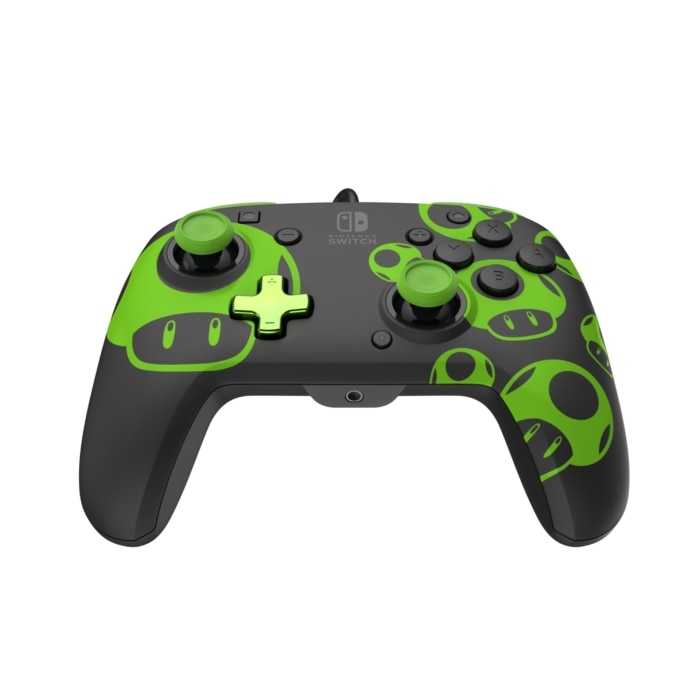 PDP Rematch Glow, Nintendo Switch/OLED, 1Up Glow In The Dark, Vezetékes ...