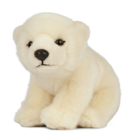 Ursulet Polar de Plus, Living Nature, Alb, 19.5 cm - eMAG.ro
