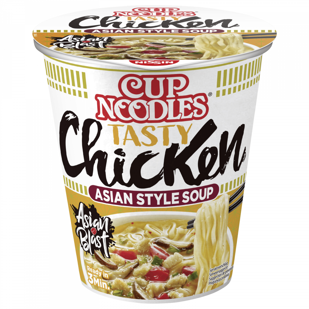 Supa instant Nissin Cup Noodle pui 63g - eMAG.ro