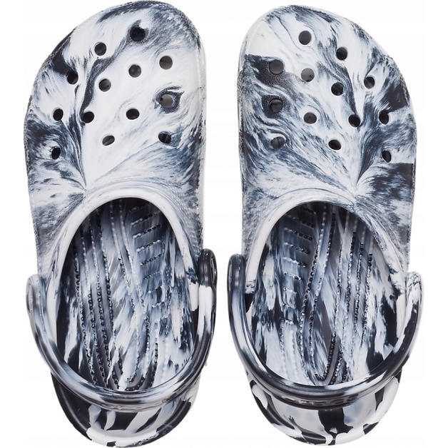 Saboti dama, Crocs, Spuma Croslite, Alb/Negru - eMAG.ro