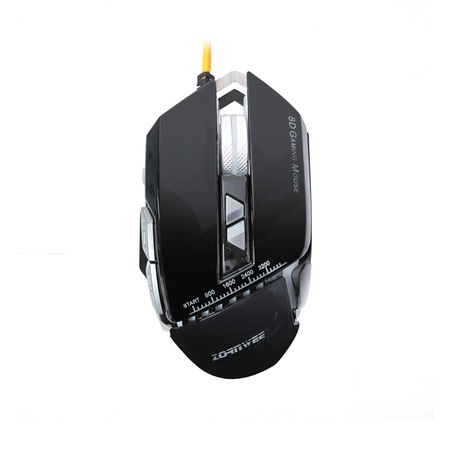 Mouse ZornWee GX10-631, Gaming, Iluminare de fundal RGB, Optic, Interfata USB, Rezolutie 2400 ...