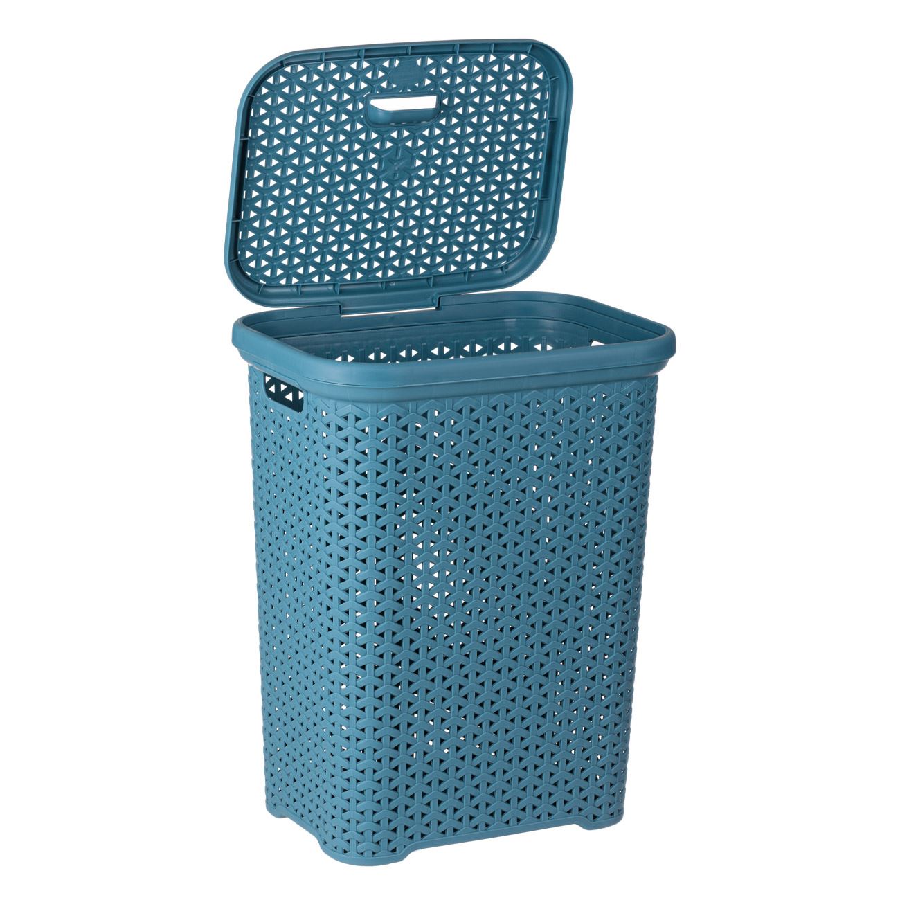 Cos de rufe, Home & Away, PVC, 35 litri, 36 x 26 x 50 cm, Albastru ...