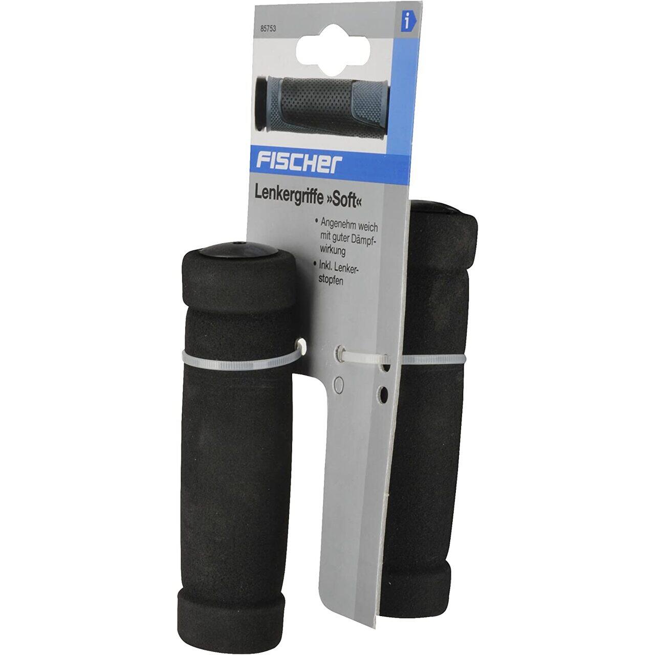 Mansoane pentru ghidon bicicleta, burete soft touch, Fischer ...